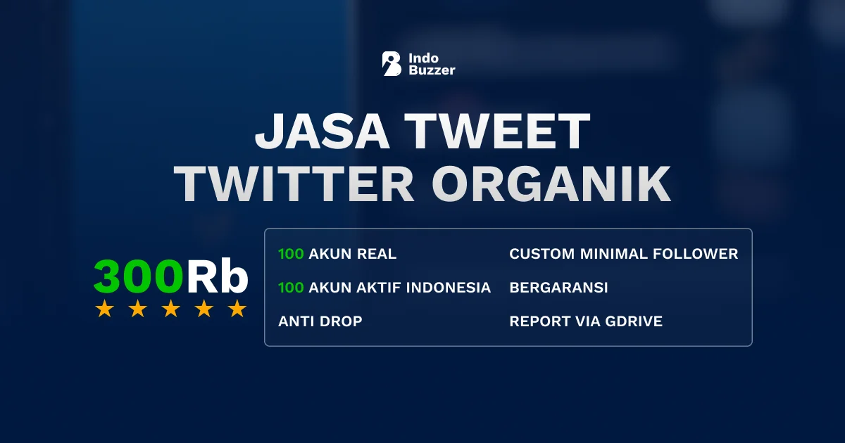 Jasa Tweet Twitter - Organik Buzzer Bikin Viral Dan Popular